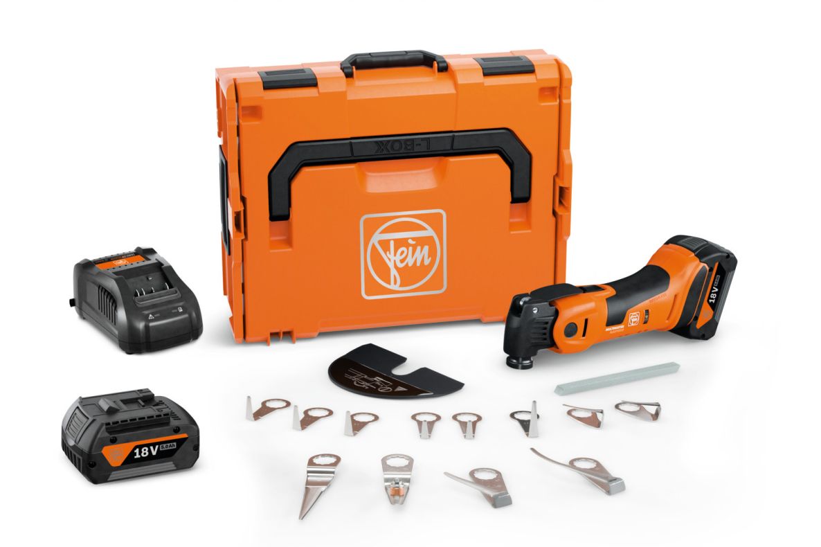 Fein 71293762000 AMM 700-1.7 Q AUTOMOTIVE AS Accu-Multitool 2x 18V 5 ...