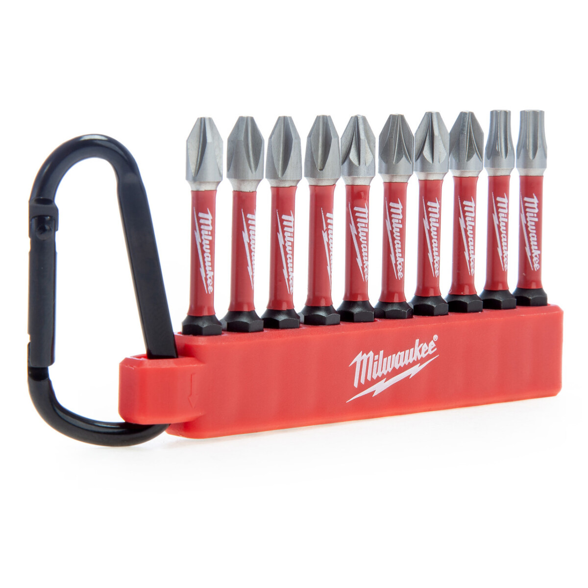 Milwaukee Zubehör 4932492939 Karabiner-Bit-Satz 10-teilig